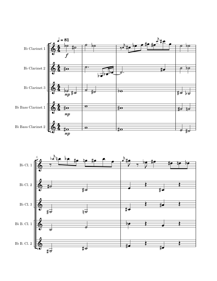 It's just a burning memory - The Caretaker Sheet Music for Clarinet in ...
