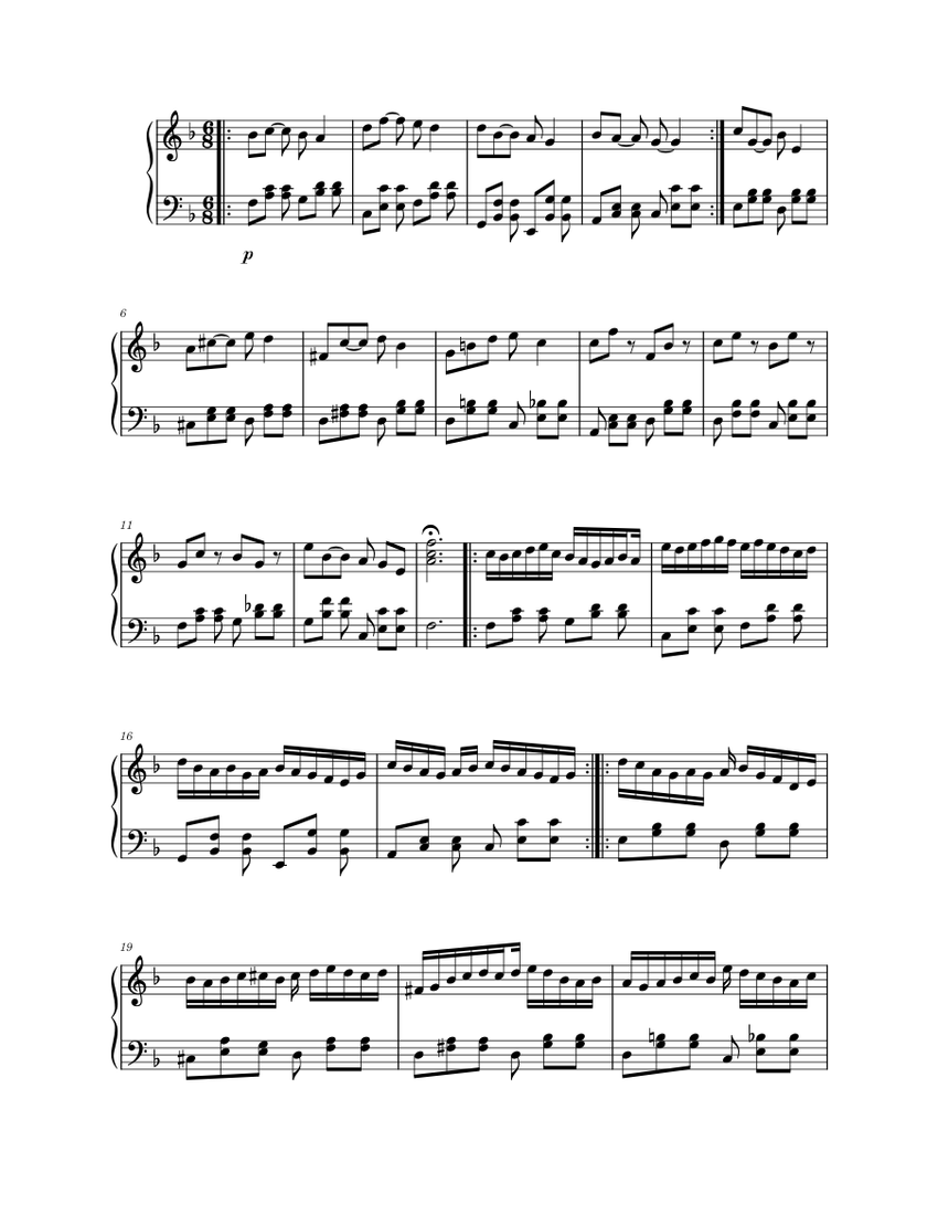 Waltzy Sheet music for Piano (Solo) | Musescore.com