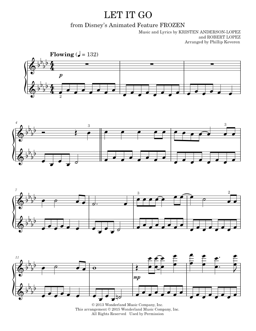 Let It Go [Classical version] (from Frozen) (arr. Phillip Keveren ...