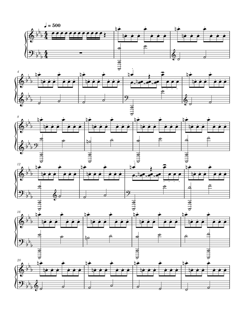 Hello (BPM) 2021 - Camellia (1).mid Sheet Music for Piano (Solo) | MuseScore.com