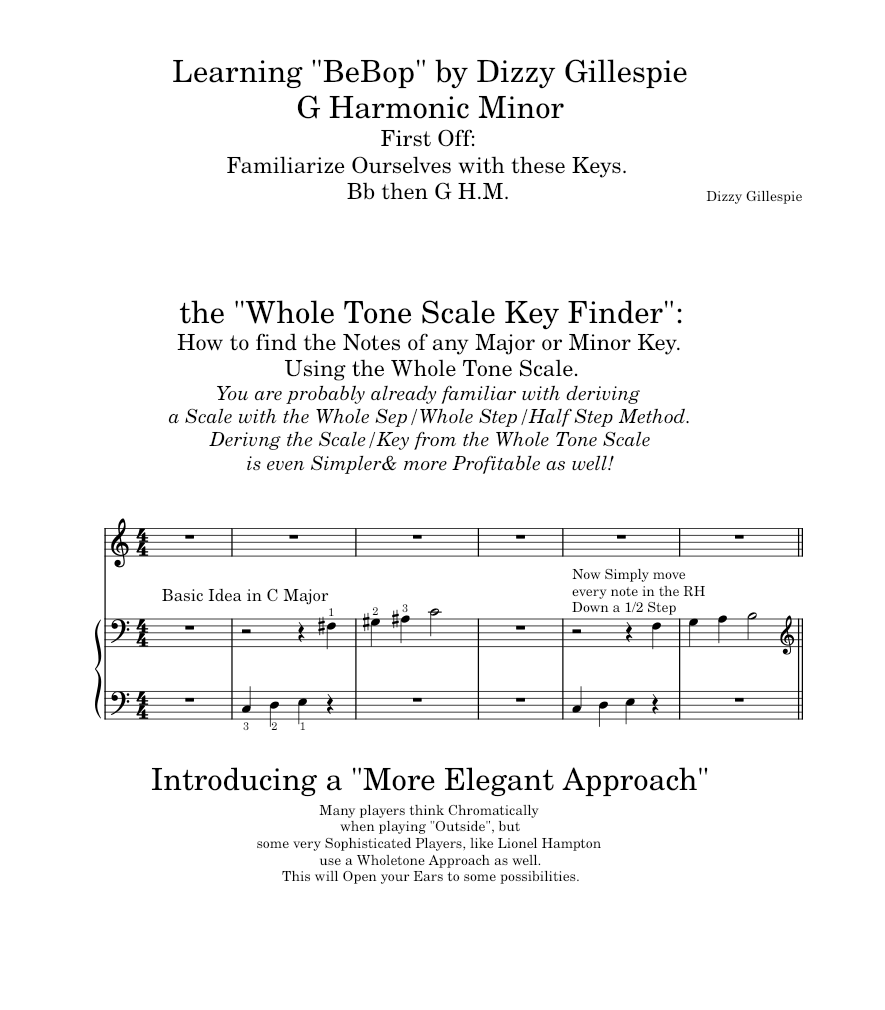 Learning BeBop by Dizzy Gillespie Sheet music for Piano, Vocals (Piano-Voice) | Musescore.com