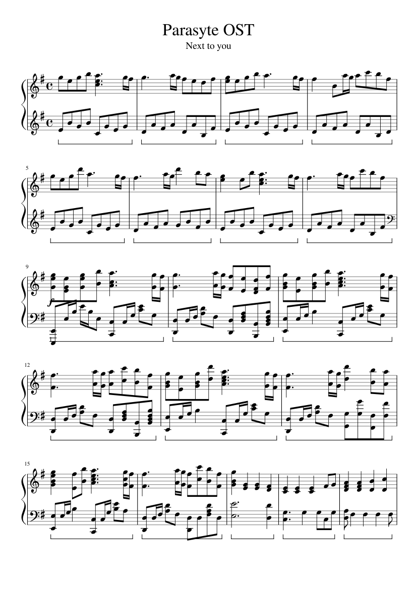 Parasyte OST Sheet music for Piano (Solo) | Musescore.com