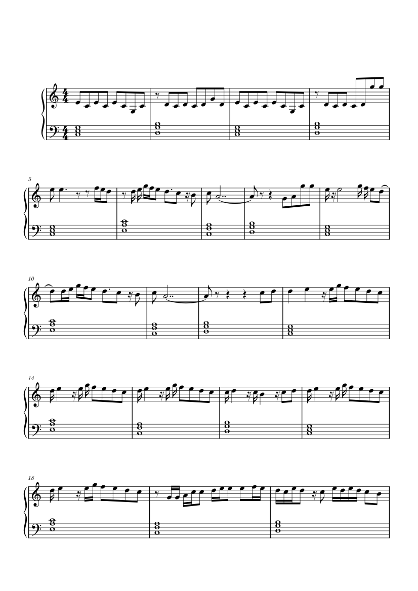 Kesariya – Pritam Kesariya Sheet music for Piano (Solo) Easy ...