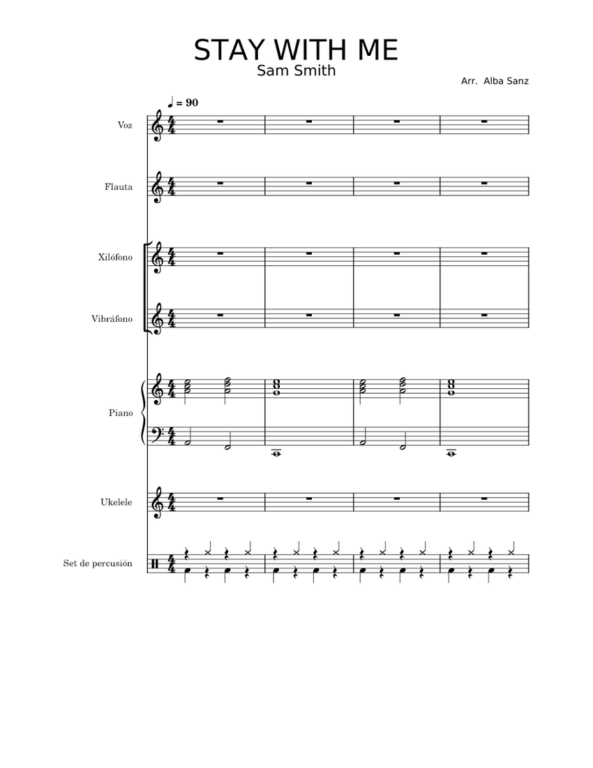 Stay with me – Sam Smith STAY_WITH_ME Sheet music for Piano, Vocals ...