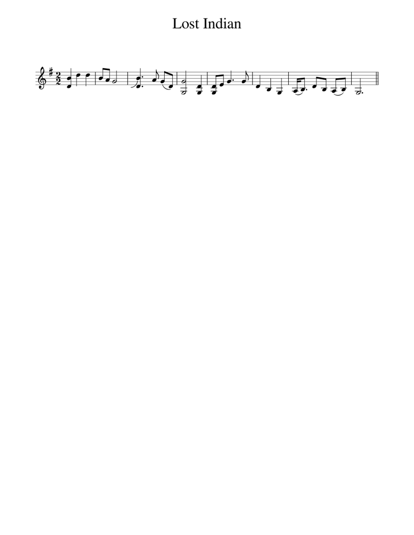 Lost Indian Sheet music for Piano (Solo) | Musescore.com