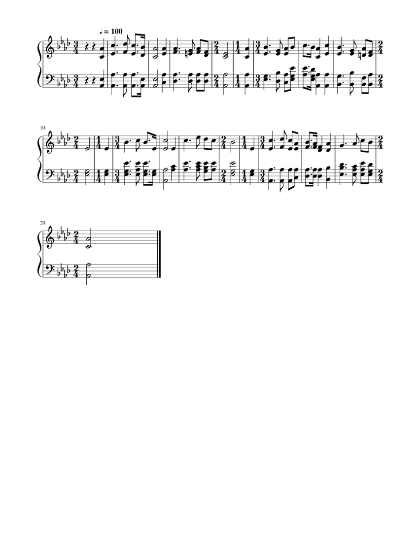 Lord, teach us how to pray - Geo. C. Stebbins Sheet music for Piano ...