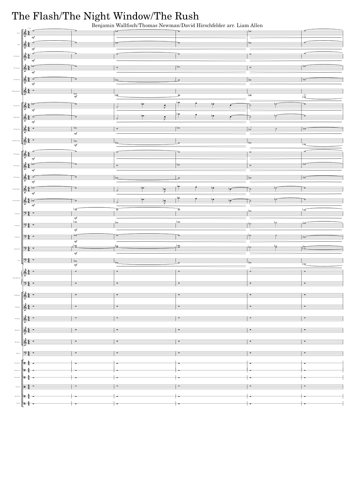 The Flash – Benjamin Wallfisch The Flash/The Night Window/The Rush ...