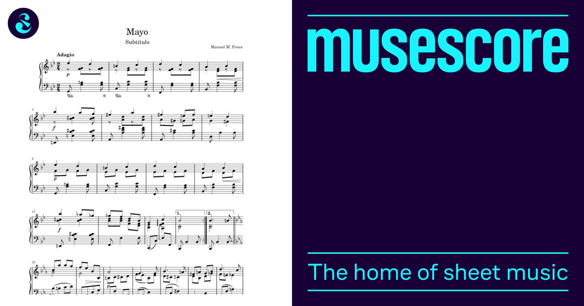 Mayo Sheet music for Piano (Solo) | Musescore.com
