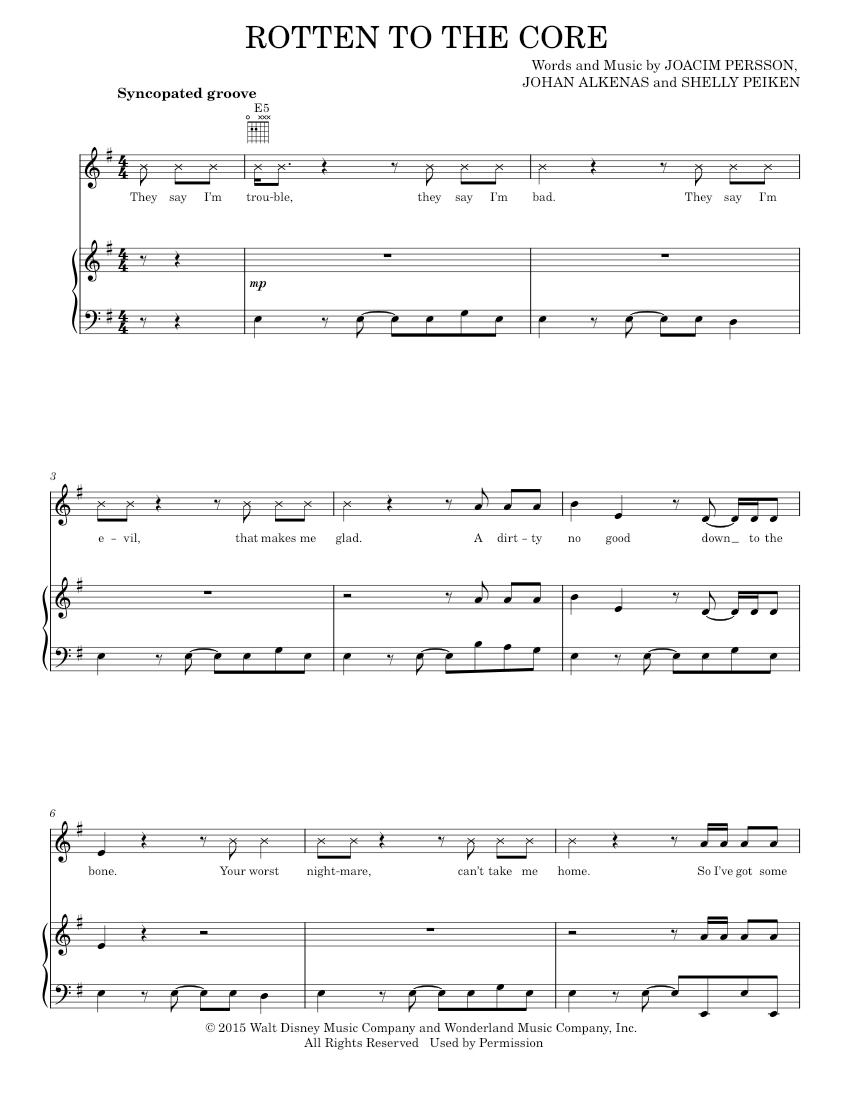 Play Official version of Rotten To The Core (from Disney's Descendants ...