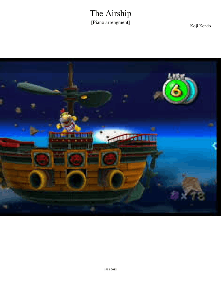 Airship Theme [SMB3] Sheet music for Piano (Solo) Easy | Musescore.com