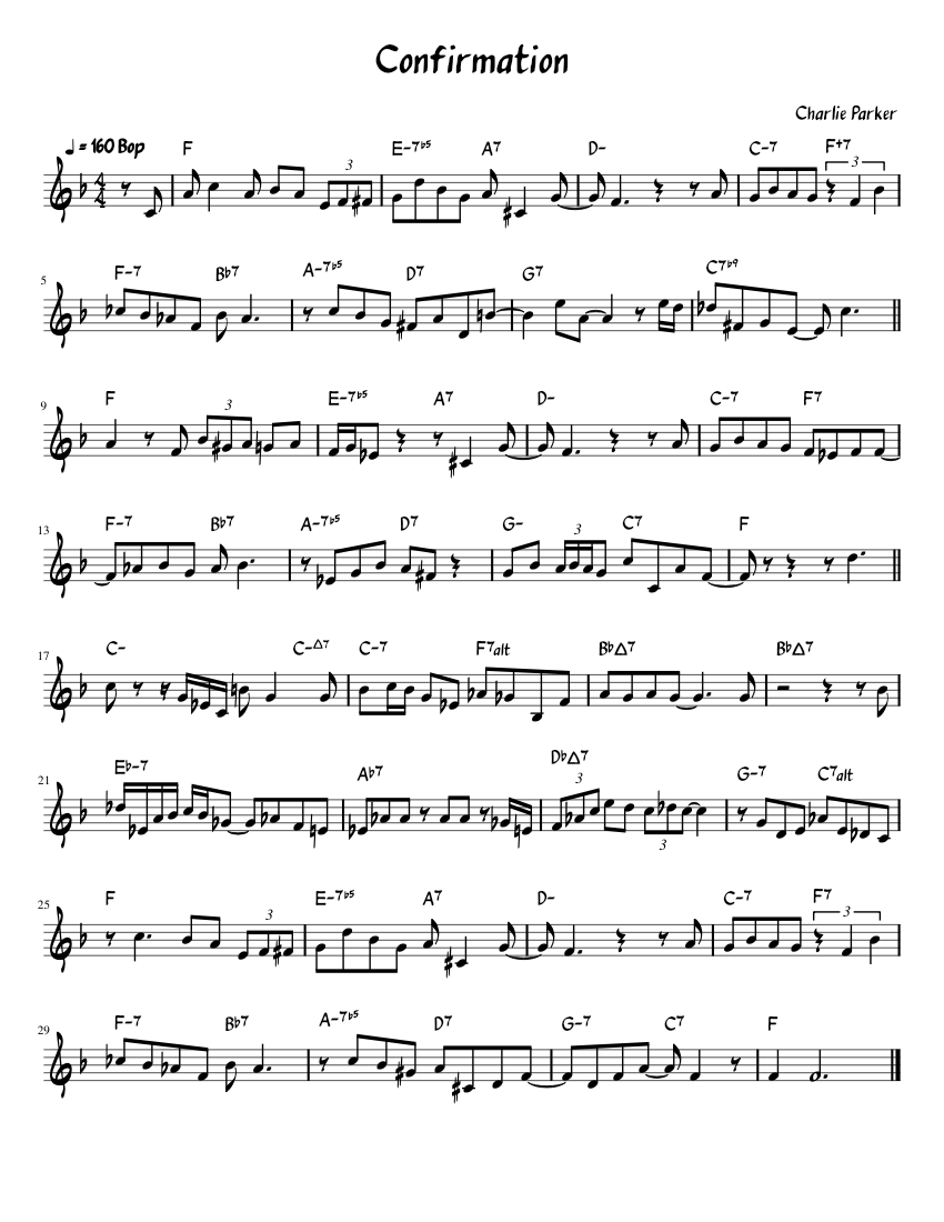 Confirmation Sheet music for Piano (Solo) | Musescore.com