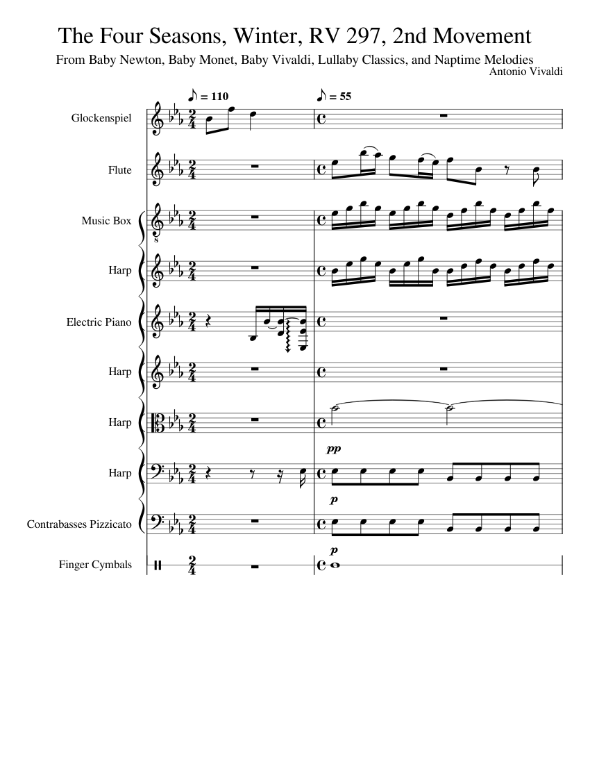 The Four Seasons - Winter – Antonio Vivaldi The Four Seasons, Winter ...