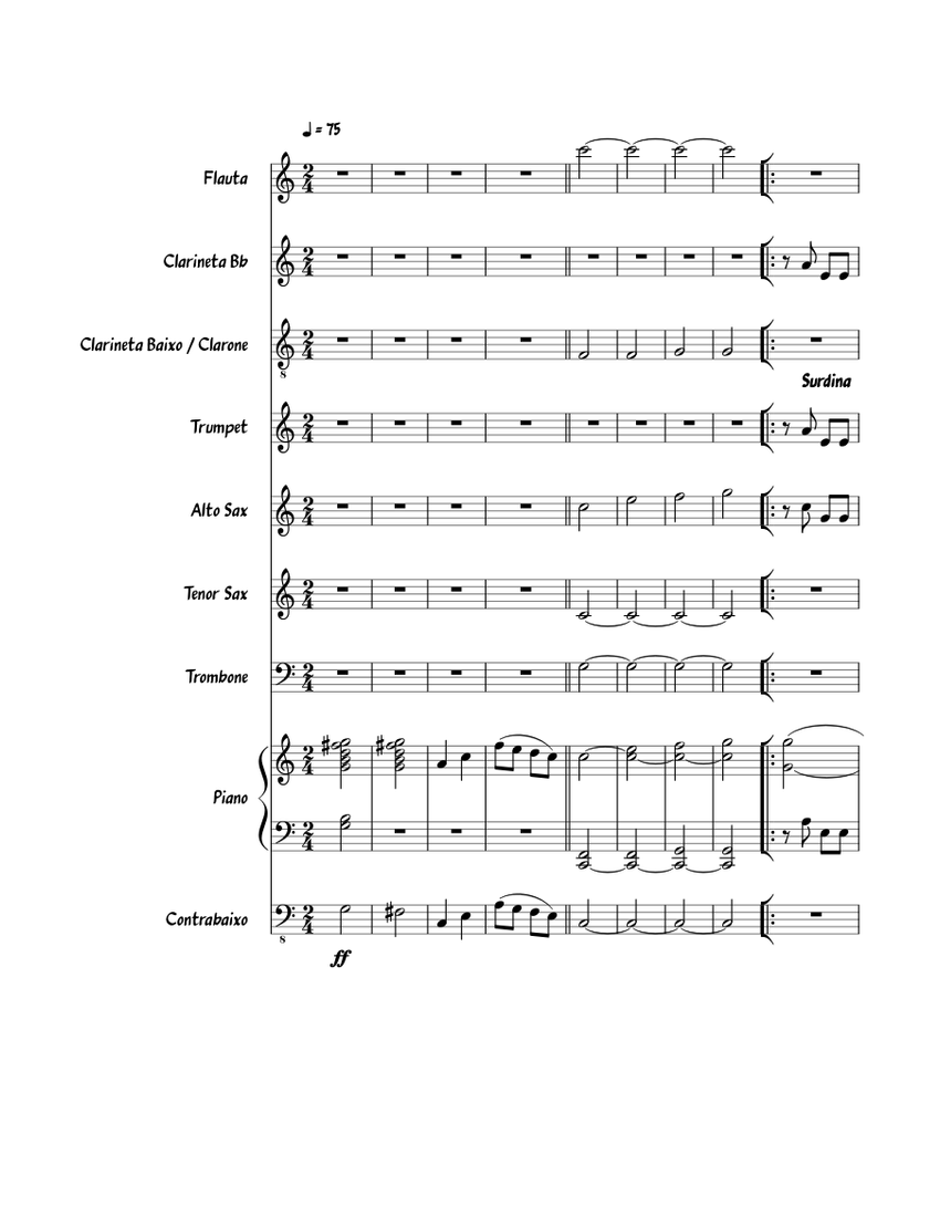 confused n.1 Sheet music for Piano, Trombone, Trumpet other (Mixed Trio ...