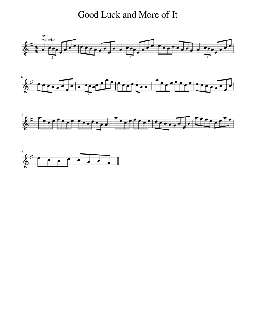 Good Luck and More of It Sheet music for Piano (Solo) Easy | Musescore.com