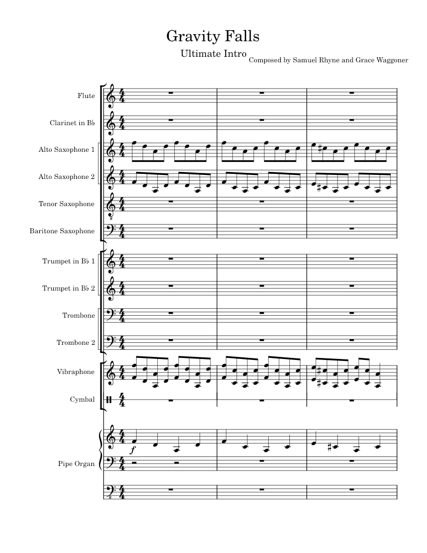 Gravity Falls Theme – Brad Breeck Gravity Falls: The Ultimate Intro ...