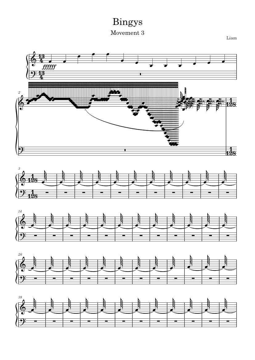 Bingys Sheet music for Piano (Solo) Easy | Musescore.com