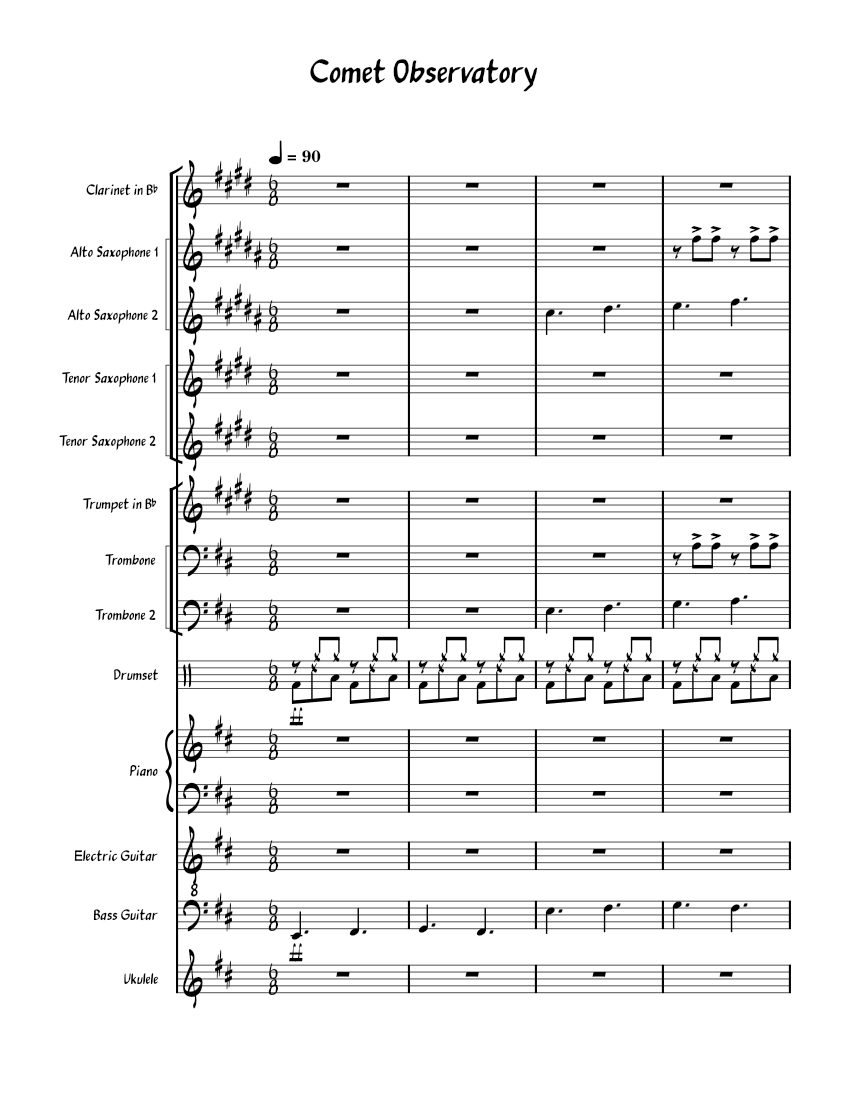 Rosalina's Comet Observatory – Koji Kondo Comet Observatory Sheet music ...