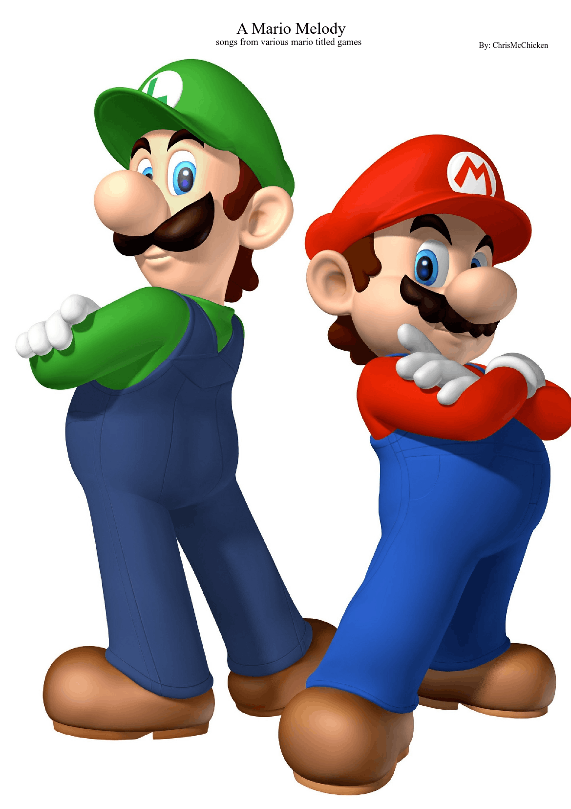 A Mario Melody - pt.1 Sheet music for Piano, Trombone, Flute, Oboe ...