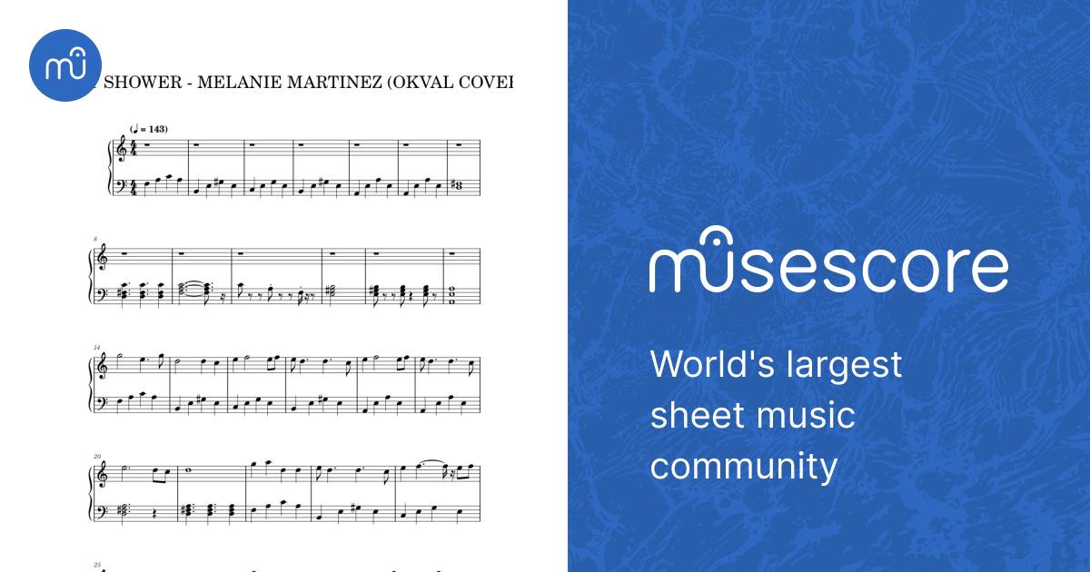 LIGHT SHOWER - MELANIE MARTINEZ PIANO COVER Sheet music for Piano (Solo ...