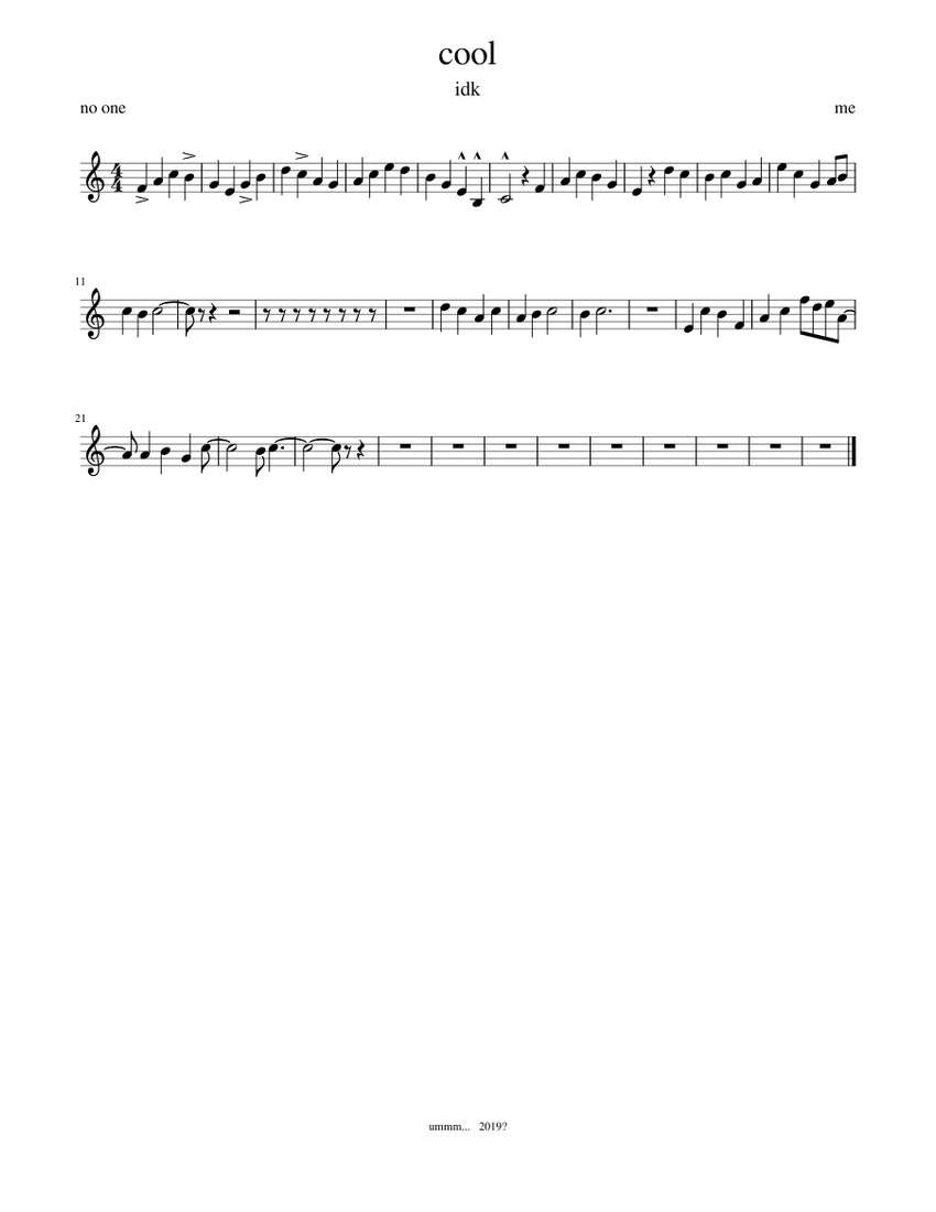 cool Sheet music for French Horn (Solo) | Musescore.com