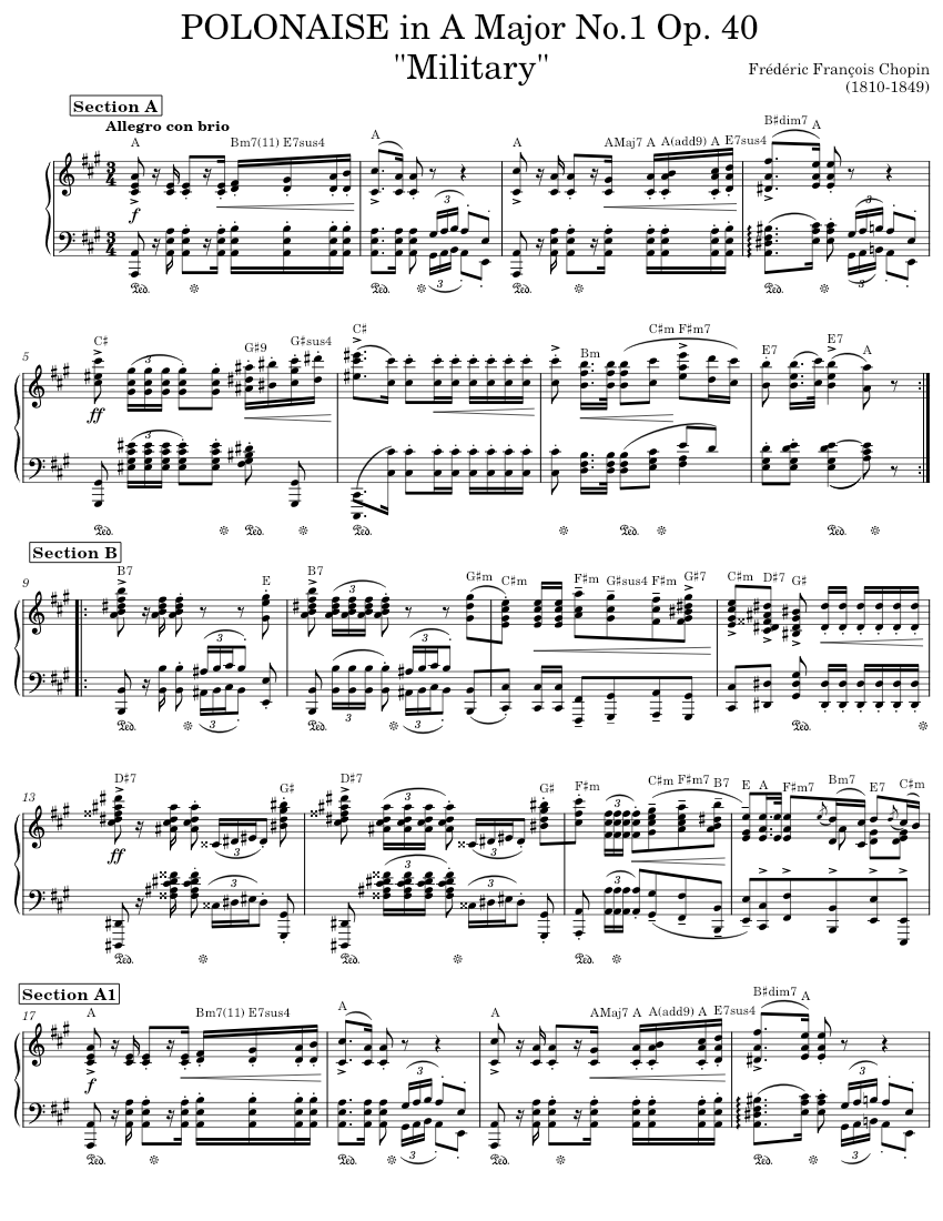 Polonaise_in_A_major_Military_Op_.40_No.1_F._Chopin - Chord - Phrases ...
