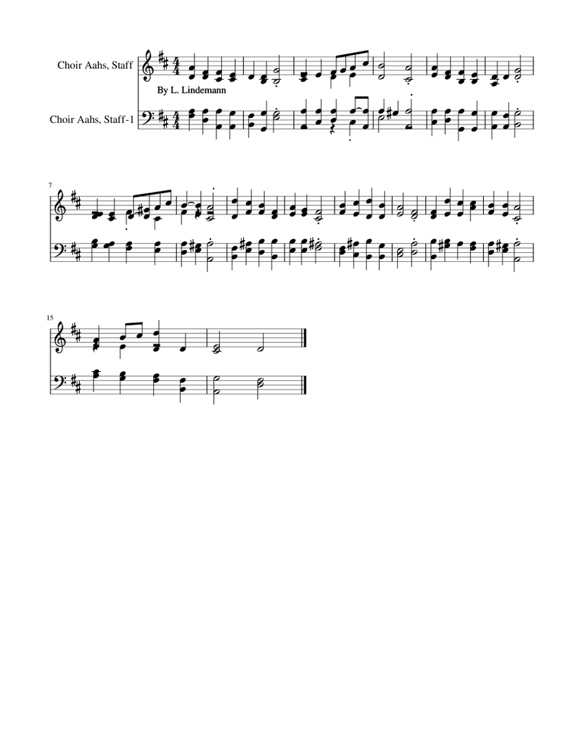 Spring Of Souls - Ludvig Mathias Lindeman Sheet music for Vocals ...