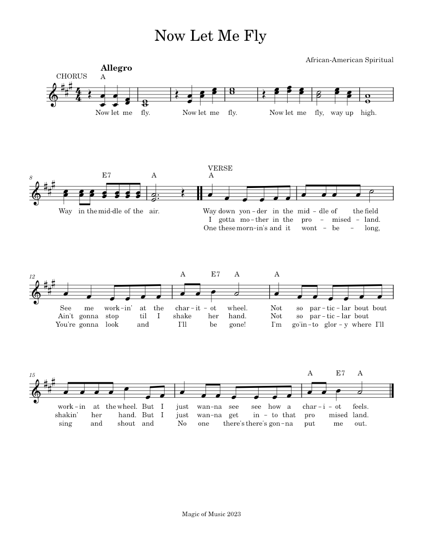 Now Let Me Fly Sheet music for Synthesizer (Solo) | Musescore.com