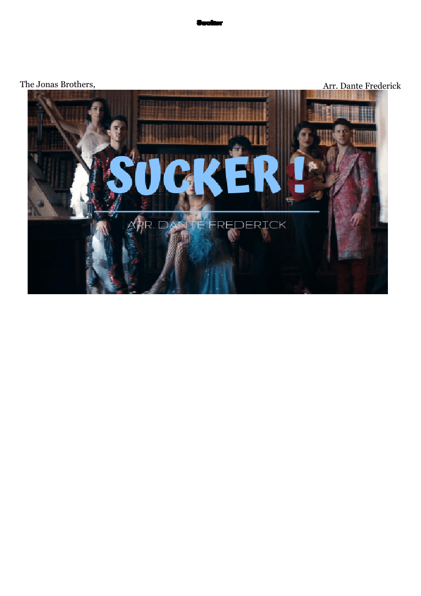 Sucker - Jonas Brothers (WIP) Sheet music for Trombone, Euphonium, Tuba ...