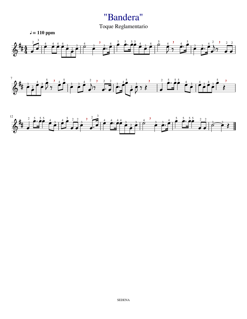 "Bandera" - piano tutorial