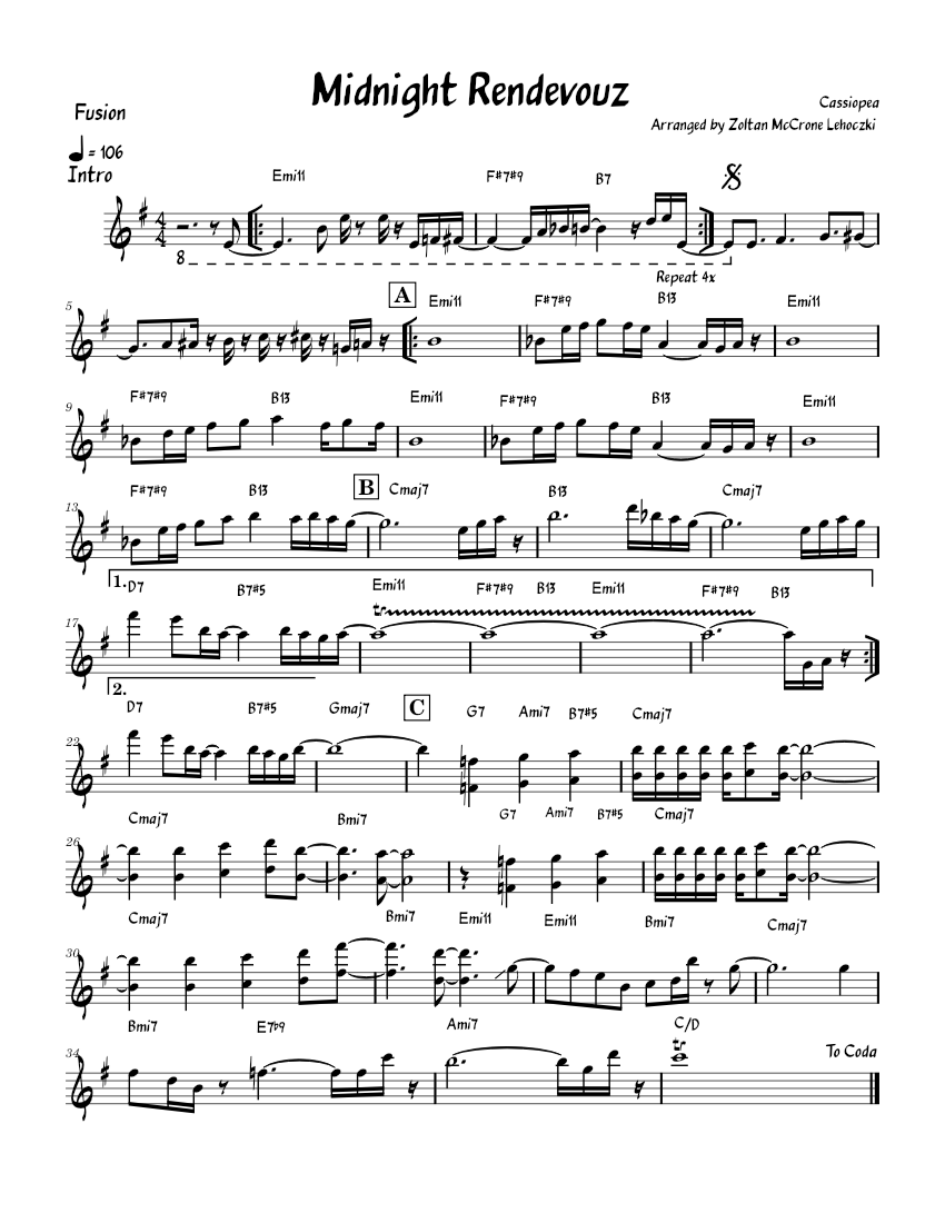 Midnight rendezvous – Casiopea Midnight Rendevouz - Casiopea (likely ...