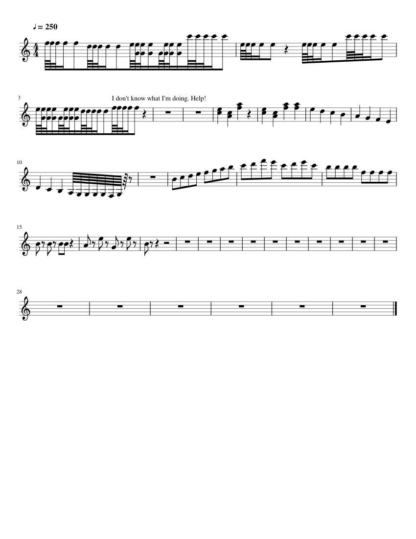 Vocals #1 Sheet music for Vocals (Solo) | Musescore.com
