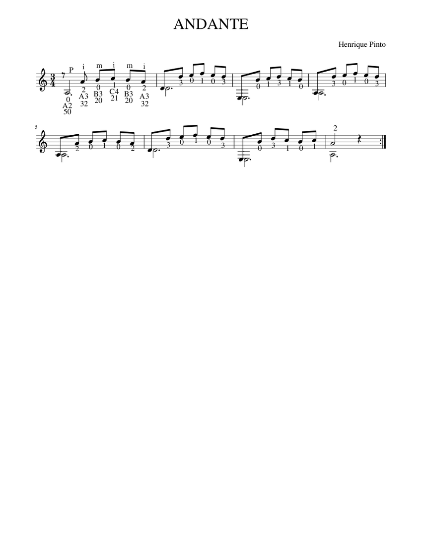 ANDANTE - piano tutorial