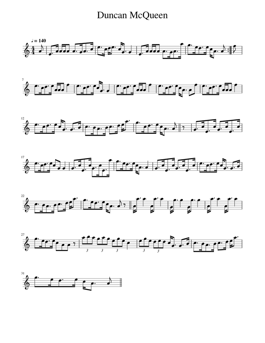 Duncan McQueen Sheet music for Piano (Solo) | Musescore.com