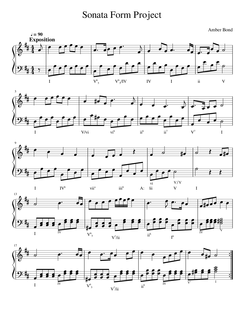 EXPOSITION Sheet music for Piano (Solo) | Musescore.com