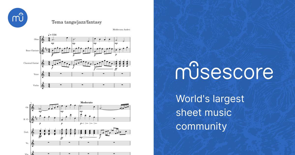 Tema Sheet music for Oboe, Violin, Guitar, Clarinet other & more ...