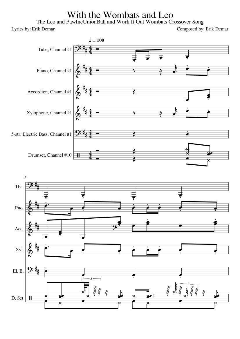 With the Wombats and Leo Official Score from LAPIUB 9 featuring the ...