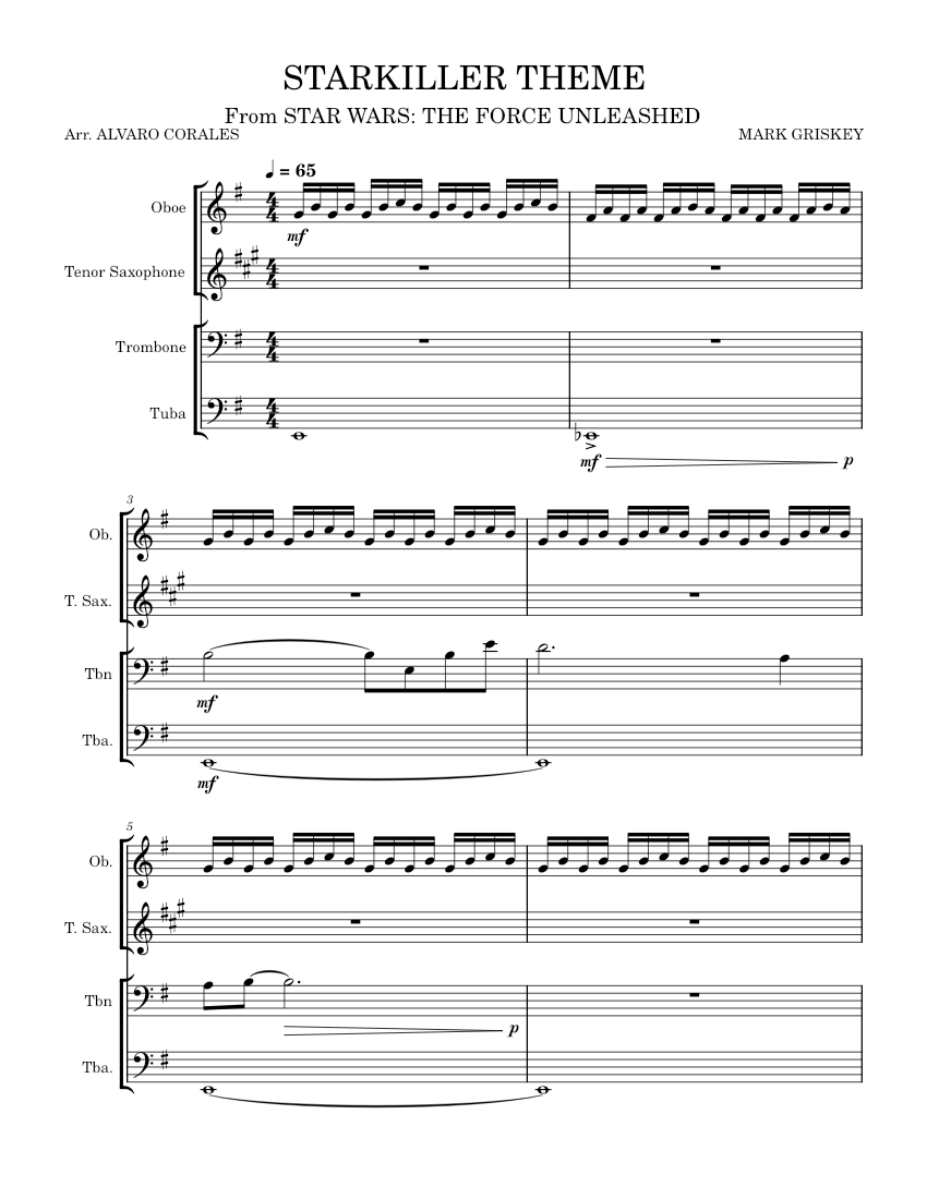 Starkiller's Theme – Mark Griskey STARKILLER THEME - piano tutorial