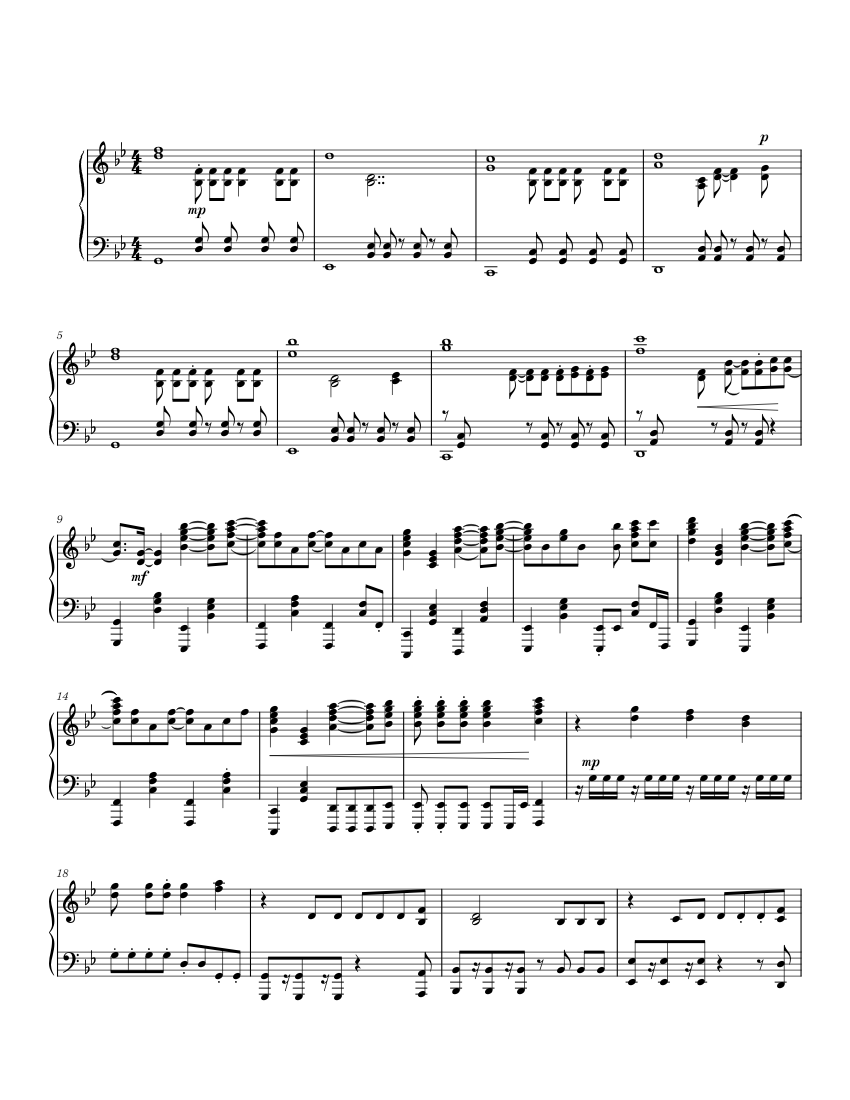 26a3c44f5879dfd5ee50754058631e25827907f2 Sheet music for Piano (Solo ...