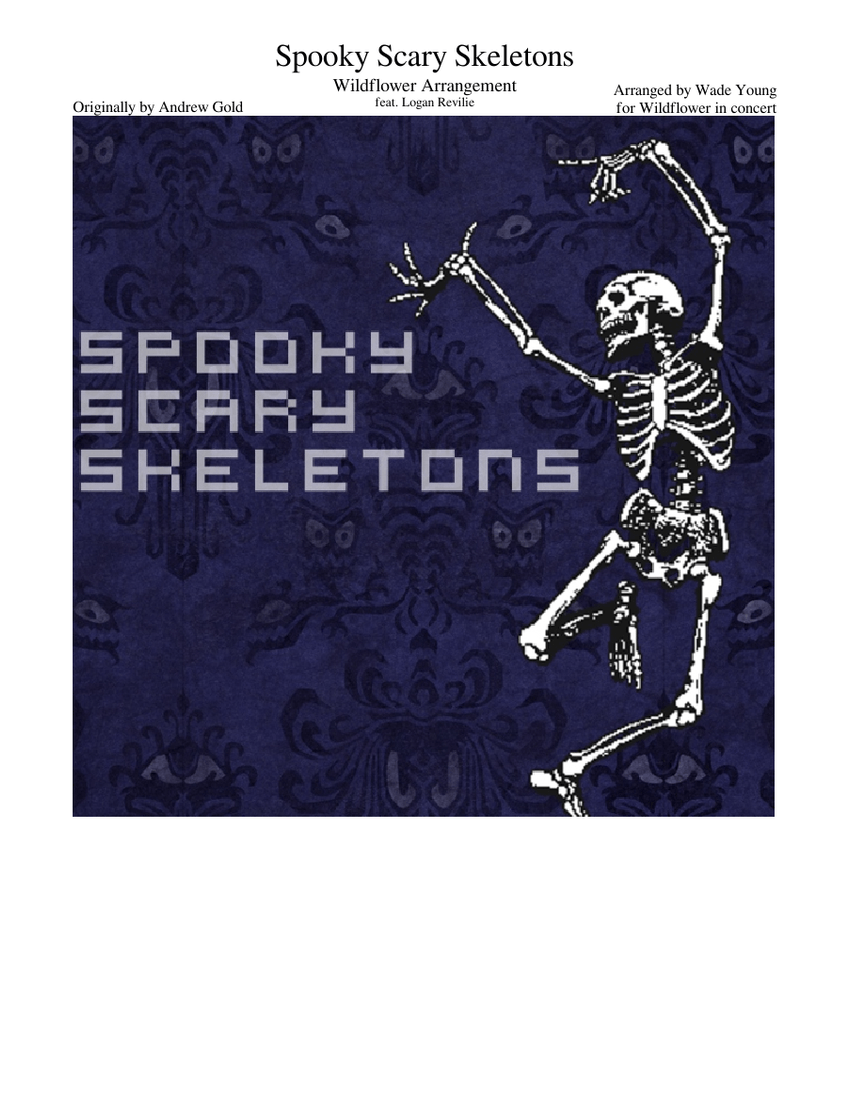 Spooky Scary Skeletons - Wildflower (Halloween Special!) Sheet music ...