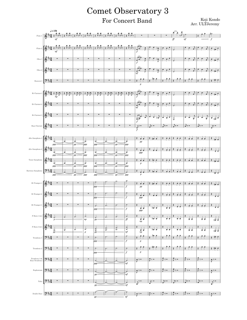Comet Observatory – Koji Kondo Rosalina's Comet Observatory 3 Sheet ...