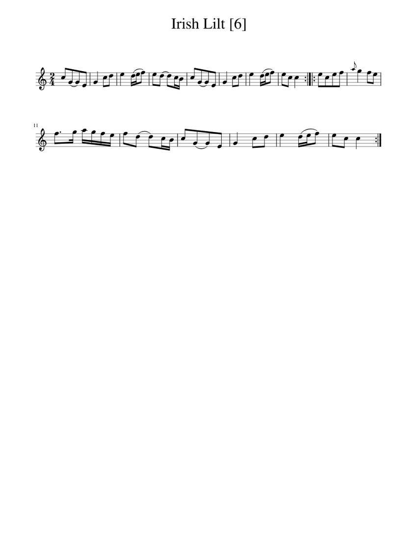 Irish Lilt Sheet music for Piano (Solo) | Musescore.com