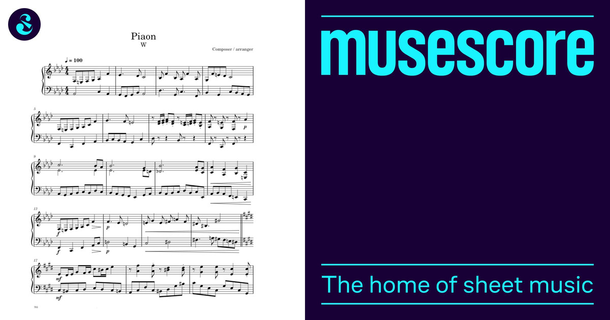 pion Sheet music for Piano (Solo) | Musescore.com