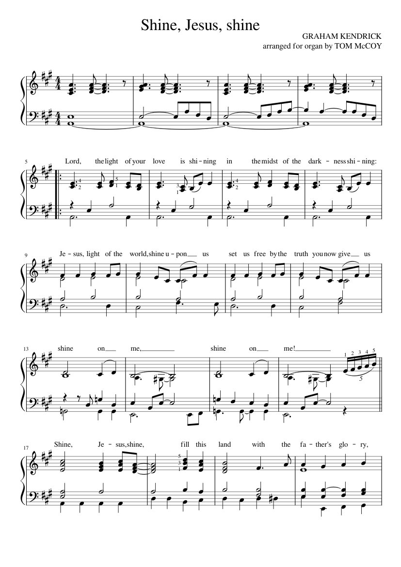 Shine Jesus Shine - Graham Kendrick – Graham Kendrick Shine Jesus Shine ...