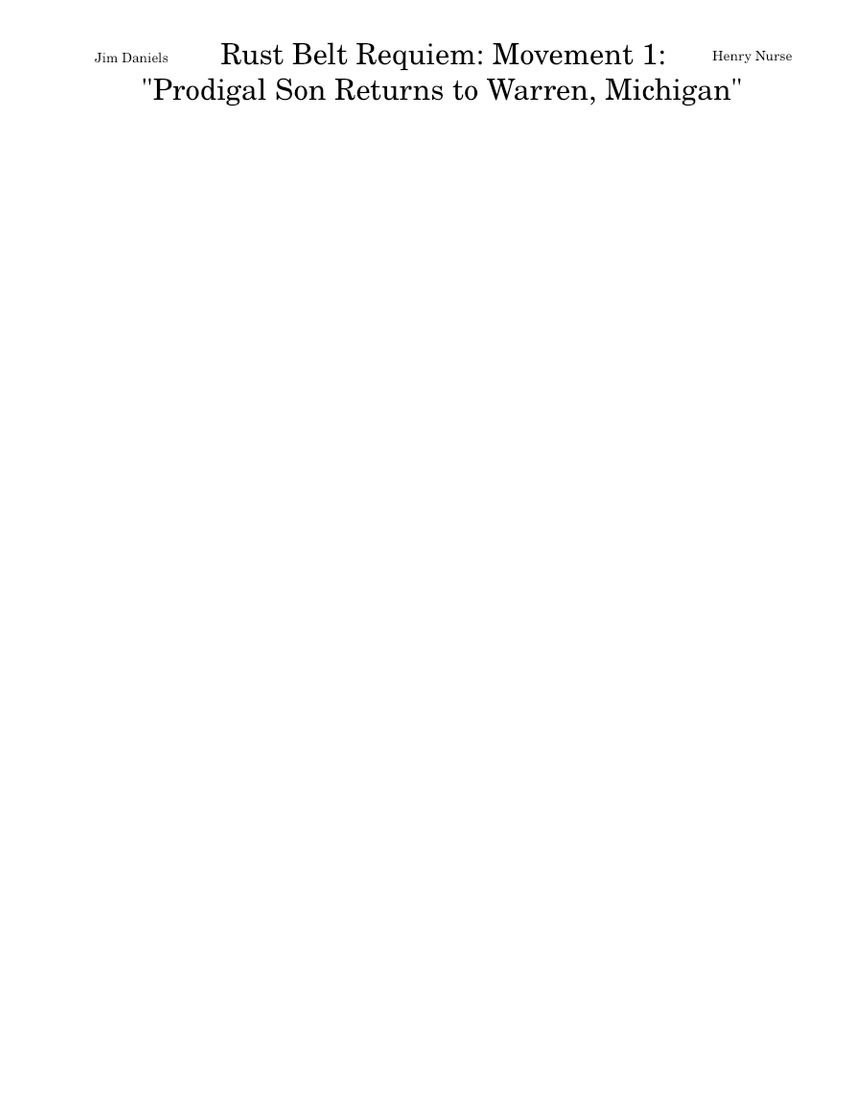 rust belt requiem Sheet music for Piano, Trombone, Soprano, Alto & more ...