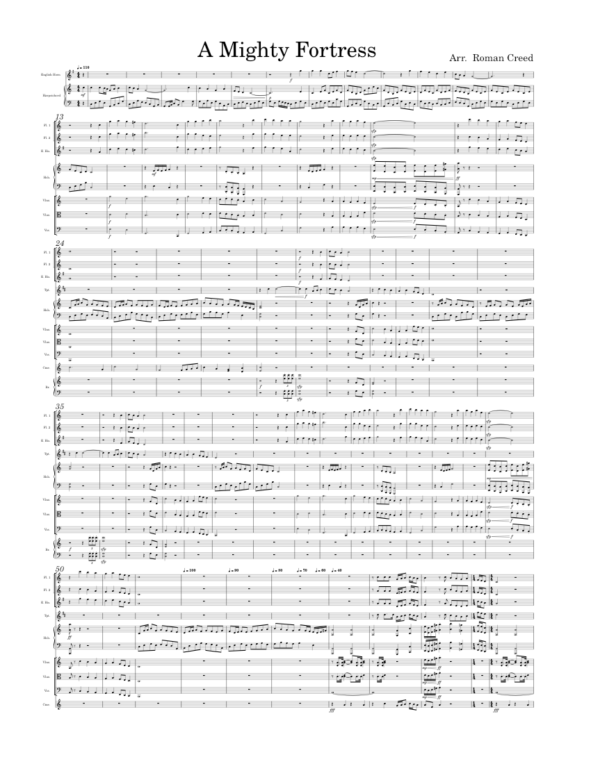 A mighty fortress is our god – Martin Luther A Mighty Fortress (Martin ...