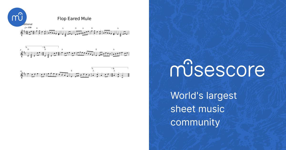 Flop Eared Mule Sheet music for Piano (Solo) Easy | Musescore.com