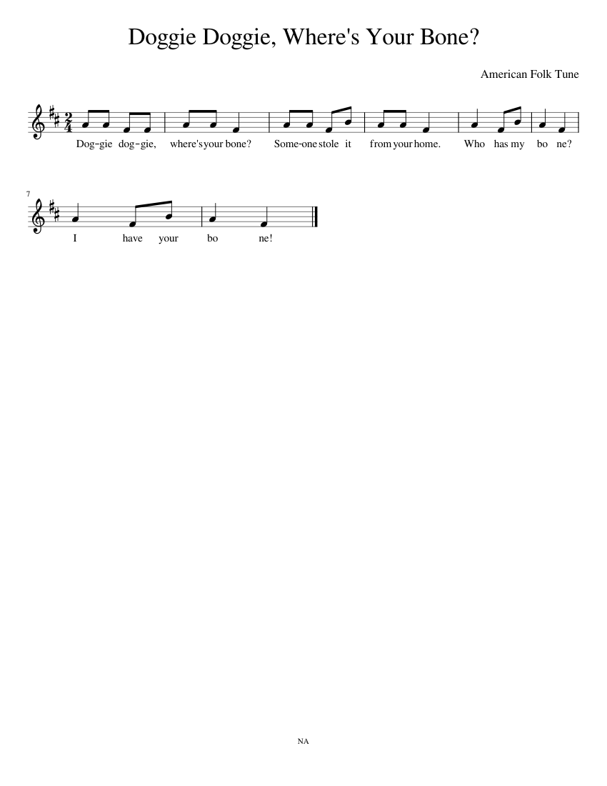 Doggie, Doggie, Where's Your Bone Doggie Doggie Where's Your Bone Sheet ...