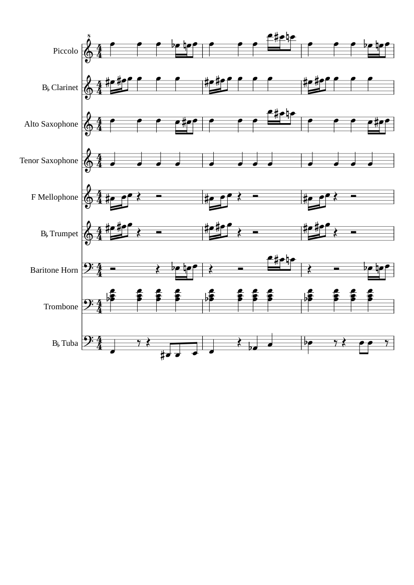Cold-hearted – Paula Abdul Sheet music for Trombone, Tuba, Oboe ...