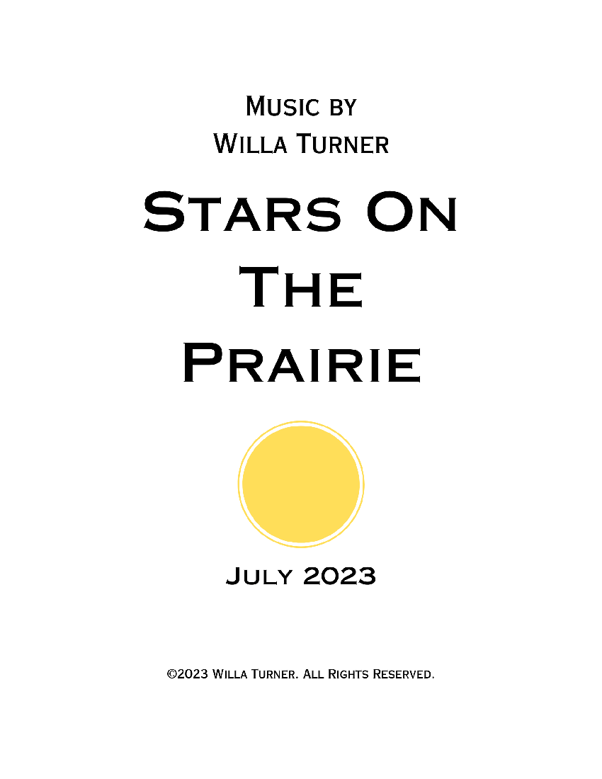 Stars on the Prairie Sheet music for Trombone, Tuba, Flute, Oboe & more ...