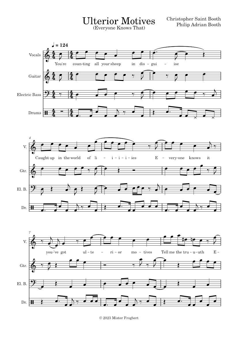 Ulterior Motives – Christopher Saint Booth, Philip Adrian Booth (carl92 ...